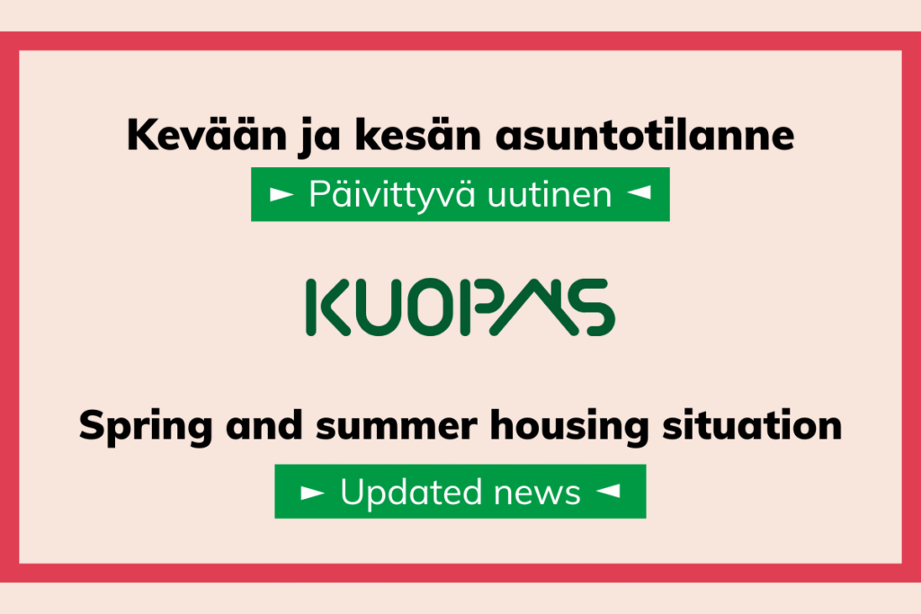 Kuopio Student Housing Company - Student apartments in Kuopio
